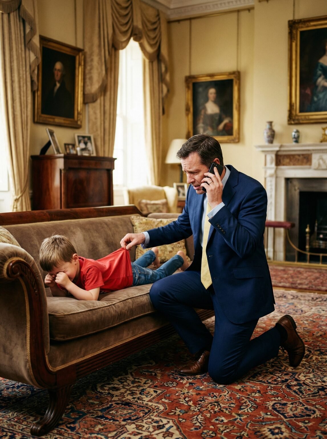 The boy couldn’t sit after returning from his mother’s house — the ...